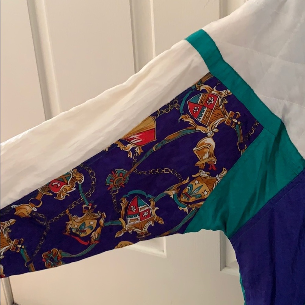 80s Vintage Colorblock Windbreaker - Gem